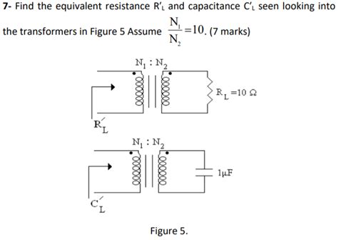 Solved Find the equivalent resistance R ı and capacitance Chegg com