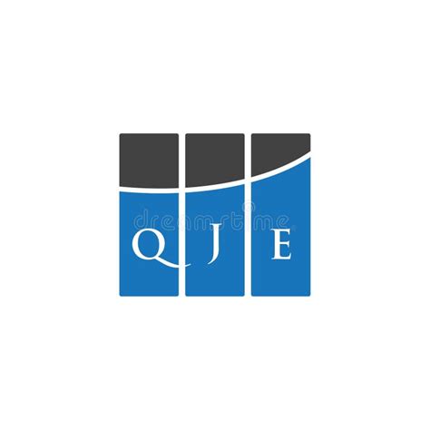 QJE Letter Logo Design on WHITE Background. QJE Creative Initials ...