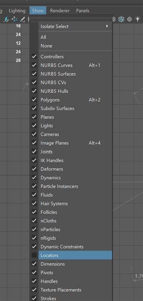 Cannot See Measuring Tool In Maya Viewport