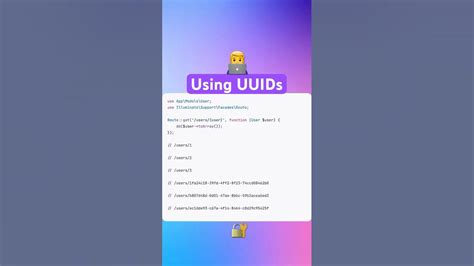 Using Uuids Dev Tips Coding Webdevelopment Laravel It Php Youtube