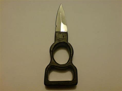 Weaponcollectors Knuckle Duster And Weapon Blog Handmade Push Dagger