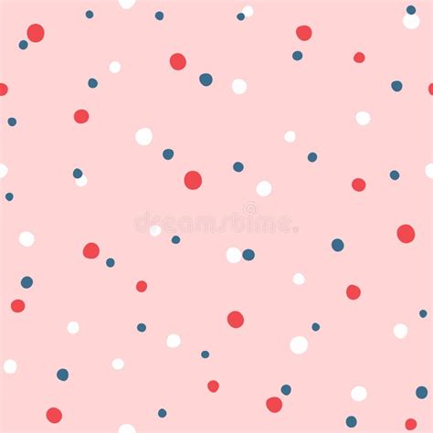 Seamless Pattern With Small Round Spots Cute Print Vector