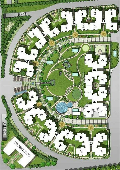 Urban Landscape Design Site Plan Design Urban Design Concept