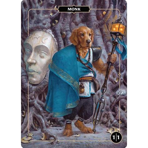 Monk Token Bodhi — Aaron Miller Illustration