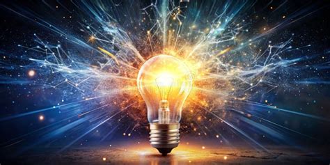 Luminous Liberation Exploding Ideas Generative By Ai Stock Illustration
