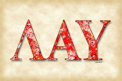 Lambda Alpha Upsilon Parchment Digital Art By Stephen Younts Fine