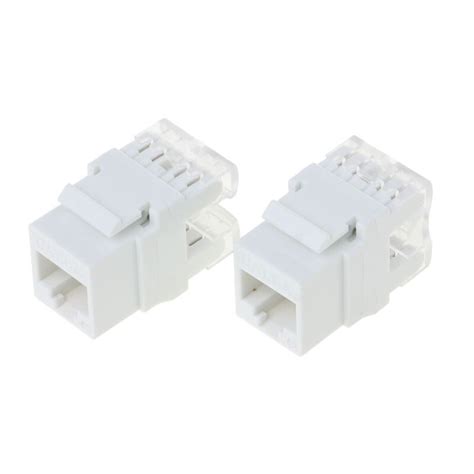 2pcs Utp Cat6a Network Module Information Socket R Grandado