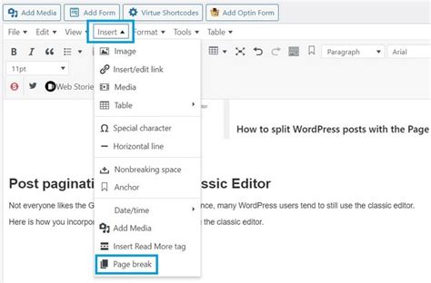 How To Split Wordpress Posts Into Multiple Pages Using Page Pagination
