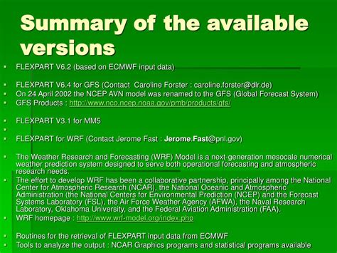 Ppt The Lagrangian Particle Dispersion Model Flexpart Powerpoint Presentation Id5122696