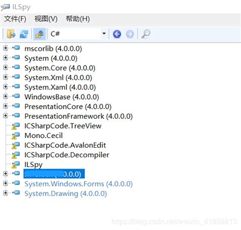 Ilspy反编译exe文件，resourcenet4修改properties，生成新的exe文件ilspyexe Csdn博客
