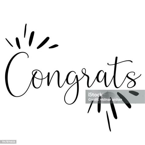 축 하 레터링 필기 현대 서 예 브러시 그려진 된 편지 영감 텍스트 벡터 일러스트 레이 션 배너 포스터 전단지 인사말 카드 웹 디자인 또는 사진 오버레이 용 템플릿벡터 0