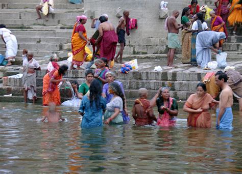 Aunties Bathing In River