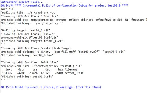 Problem About Generate Hex File With Ra Mcu Forum Ra Mcu Renesas Engineering Community