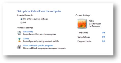 Windows Parental Controls MSTechpages