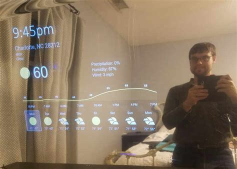 diy android things powered smart mirror geeky gadgets