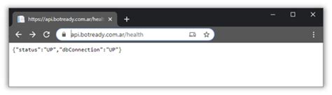 API Service Health BotReady Docs