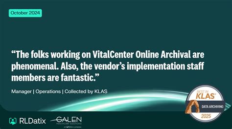 Bestinklas Dataarchival Datamanagement Healthcareit Galen Healthcare Solutions An Rldatix