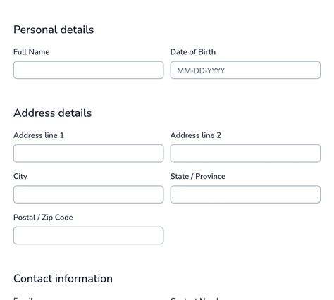 Employment Application Form Formspree