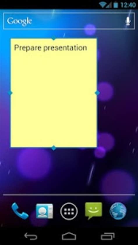 Simple Sticky Note Widget Apk для Android — Скачать