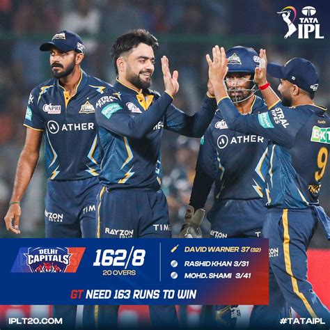 Indianpremierleague On Twitter Innings Break Delhicapitals Post A