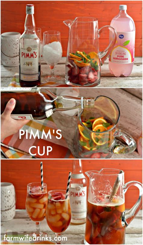 Pimms Cup Cocktail The Farmwife Drinks