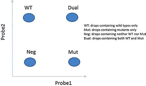 Two Dimensional Dpcr Cluster Plot Landscape Illustrating A Download Scientific Diagram