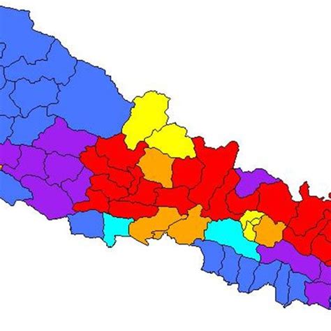 Thematic Map Of Nepal Shows The Regional Variation In Age Sex Structure Download Scientific