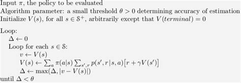 Iterative Policy Evaluation For Estimating Value Function Intuitive