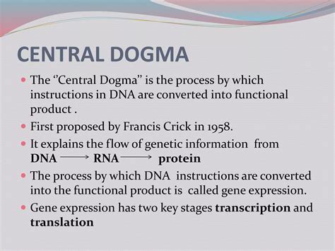 Genetic Code Features And Character Pptx