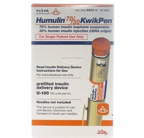 Sell Humulin 70 30 Kwikpen More Cash For Test Strips