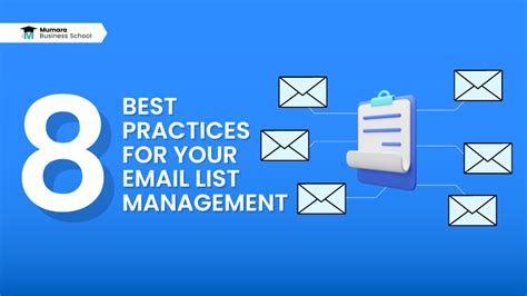 8 Best Practices For Your Email List Management Mumara