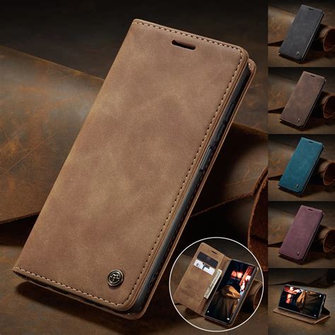 Capa Carteira Flip De Couro Fosco Para Xiaomi 11t Pro Redmi Note 11 10