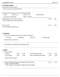 Form SSA 3373 Download Fillable PDF Or Fill Online Function Report Adult Templateroller