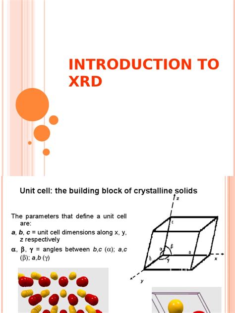 Xrd Pdf X Ray Crystallography Crystal Structure