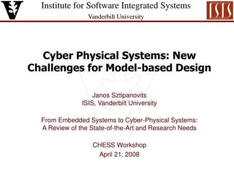 Ppt Cyber Physical Systems New Challenges For Model Based Design
