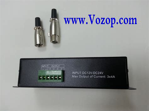 3 Channels DMX512 Decoder Controller For RGB LED Strip Light LED Lights LED Controllers LED