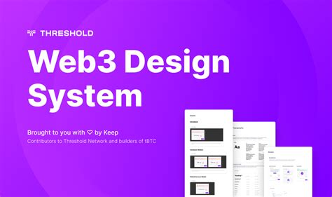 Github Threshold Networkdesign System Docs Threshold Network Web3 Design System Documentation
