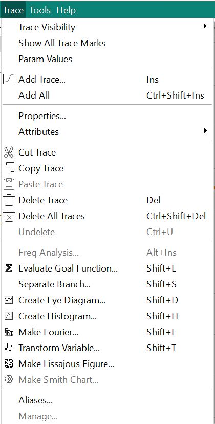Trace InfineonSpice Documentation