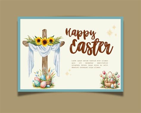 부활절 카드 이미지 Freepik에서 무료 다운로드