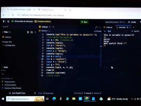 Shruti Mahitkar On Linkedin Day1 Javascript Js30dayschallenge Codingonreplit