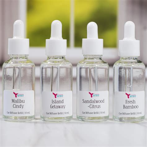 Car Diffuser Fragrance Refill Hanging Car Diffuser Refill Kit Sustainable Grace