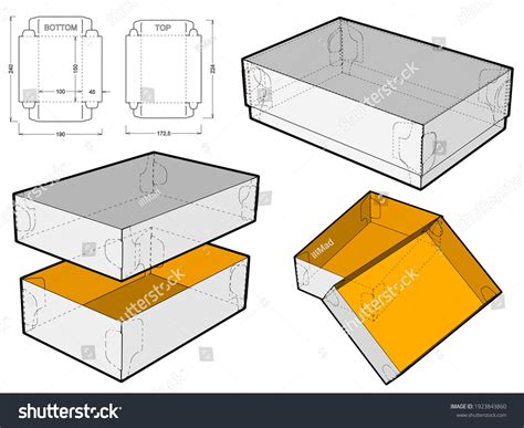 19 465 Box With Blueprint Images Stock Photos Vectors Shutterstock