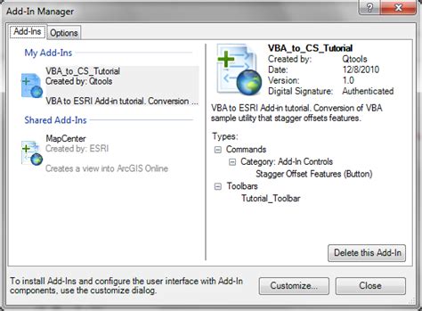 Part 7 Deploying The Add In Qtools Gis