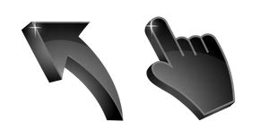 Red Modern Cursor Custom Cursor