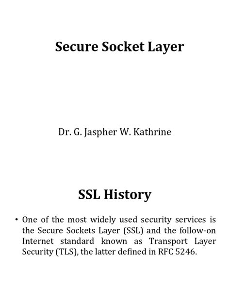 secure socket layer pdf transport layer security public key