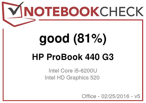 HP ProBook 440 G3 Notebook Review NotebookCheck Net Reviews