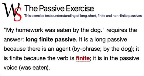 Passive Exercise Passive Voice Writing Support