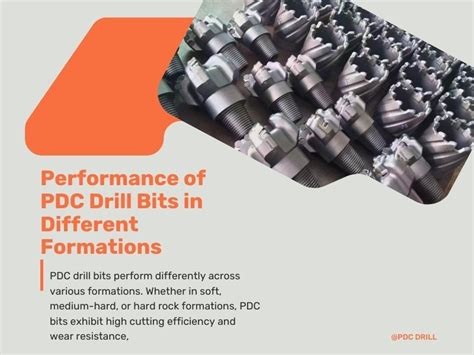 Performance Of Pdc Drill Bits In Different Formations Drilling