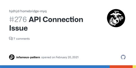 Api Connection Issue · Issue 276 · Hjdhjdhomebridge Myq · Github