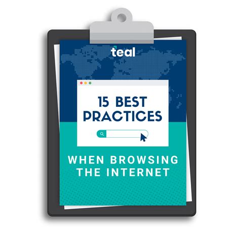15 Best Practices For Safer Internet Browsing Teal